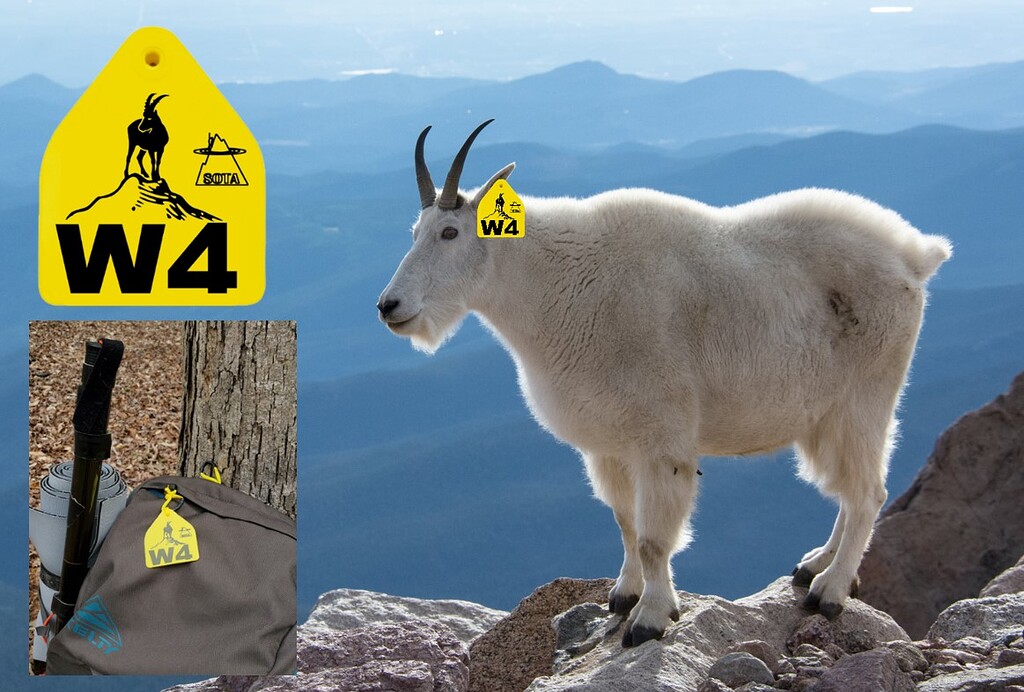 Reminder: Free mountain goat "ear tag" for W4 Goats - Awards - SOTA ...