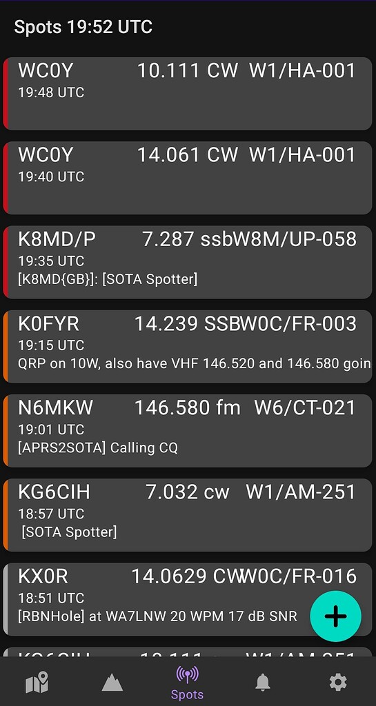 SOTA Activator - New android app accepting beta testers - Third Party ...