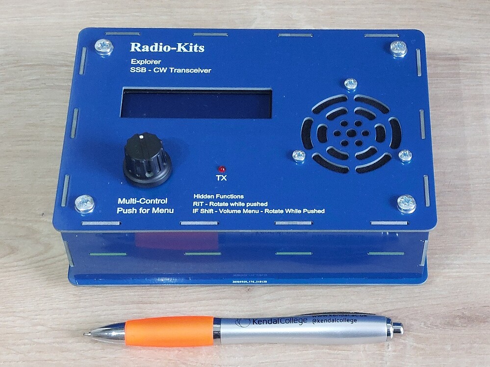 Radio Kits Explorer SSB/CW transceiver - Radios & Power - SOTA Reflector