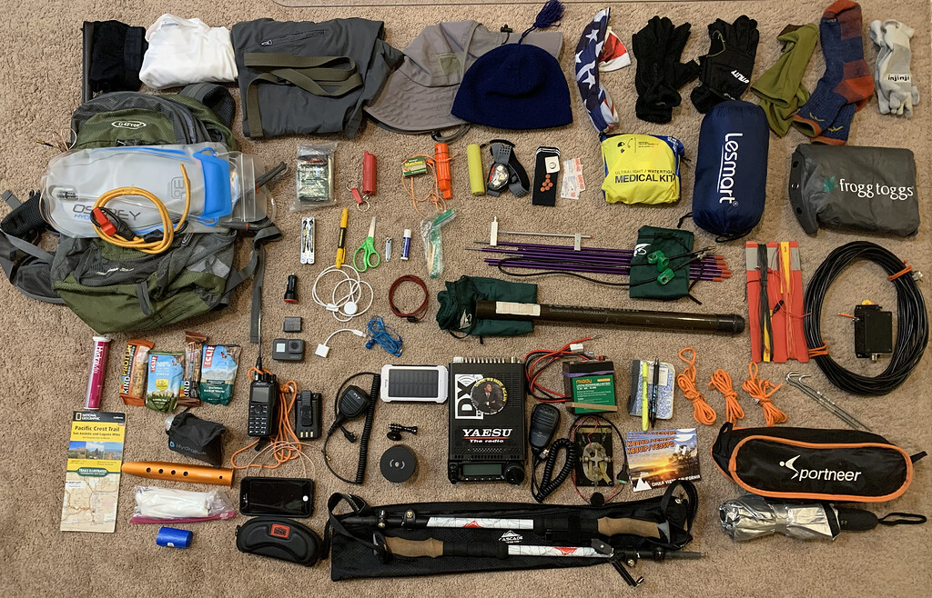What I Take on a SOTA Activation - Mountaincraft - SOTA Reflector