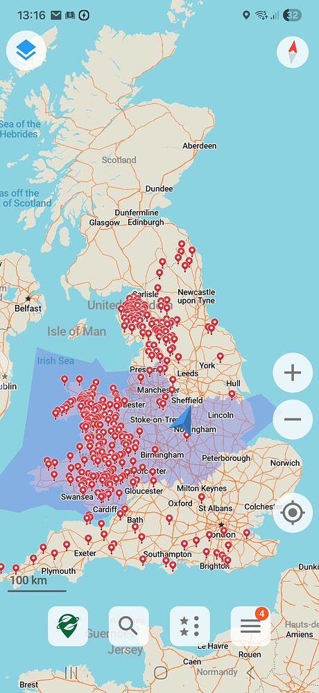 Bing maps Beta - no OSGB - Online Resources - SOTA Reflector