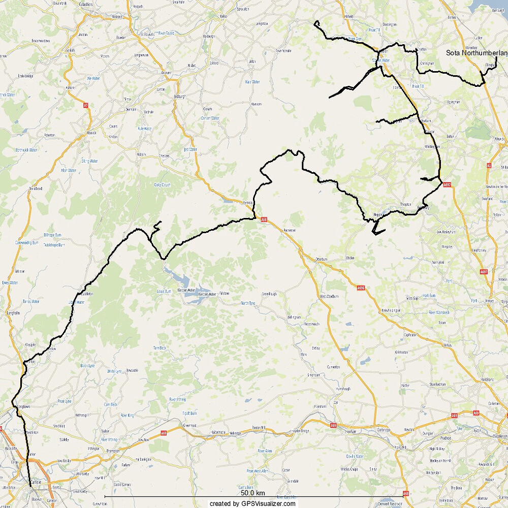 Activating all of Northumberland by Bicycle - Activation Reports - SOTA ...
