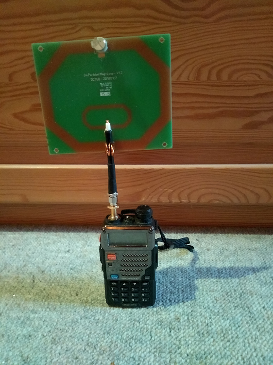 DC7GB 2m mag loop kit from Box73 - Equipment - SOTA Reflector