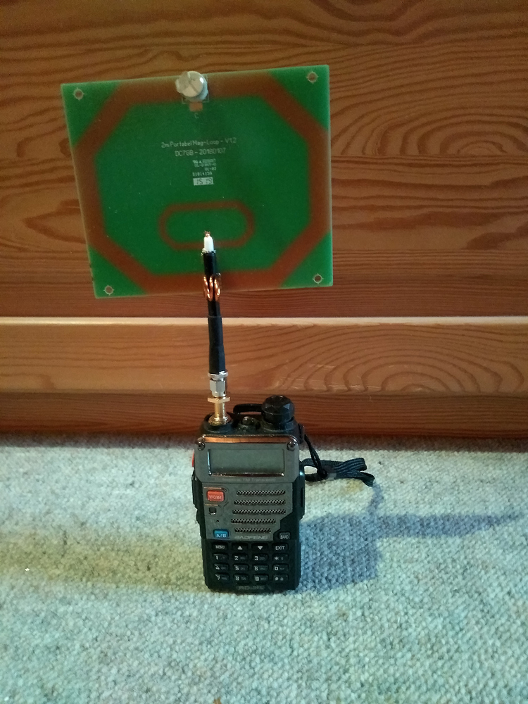 DC7GB 2m mag loop kit from Box73 - Equipment - SOTA Reflector