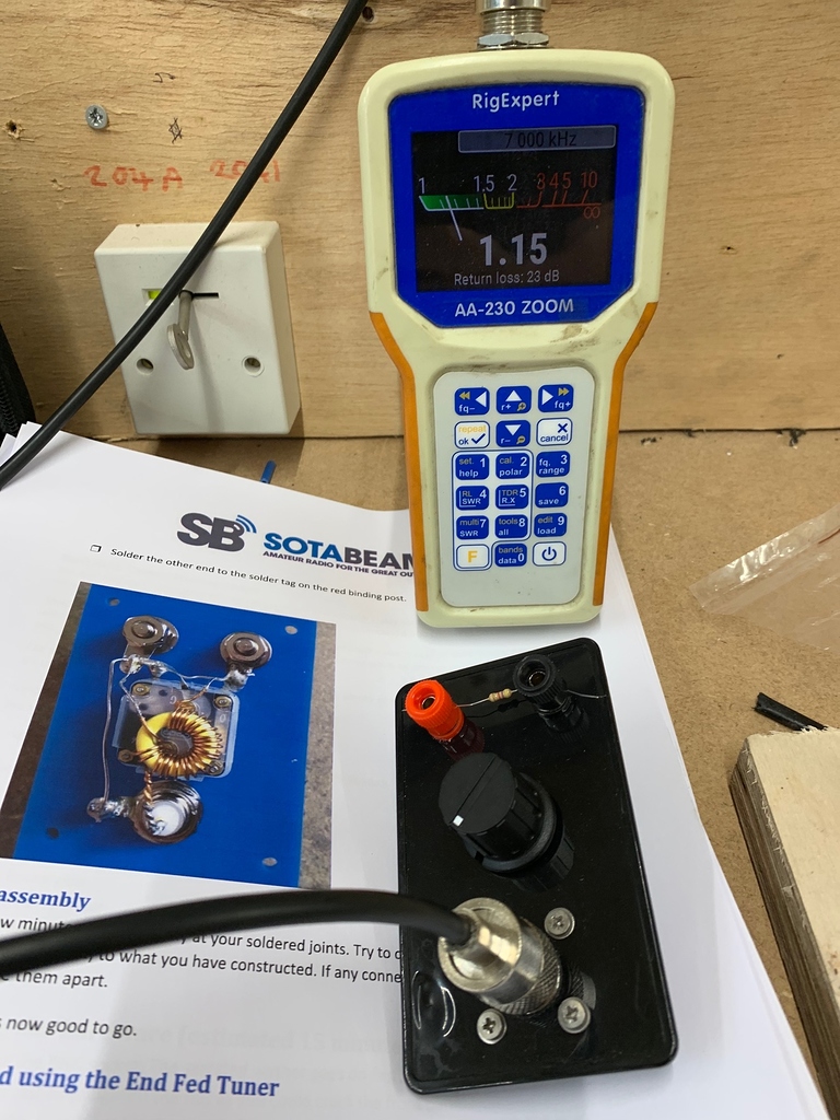 EFHW Tuner - Equipment - SOTA Reflector
