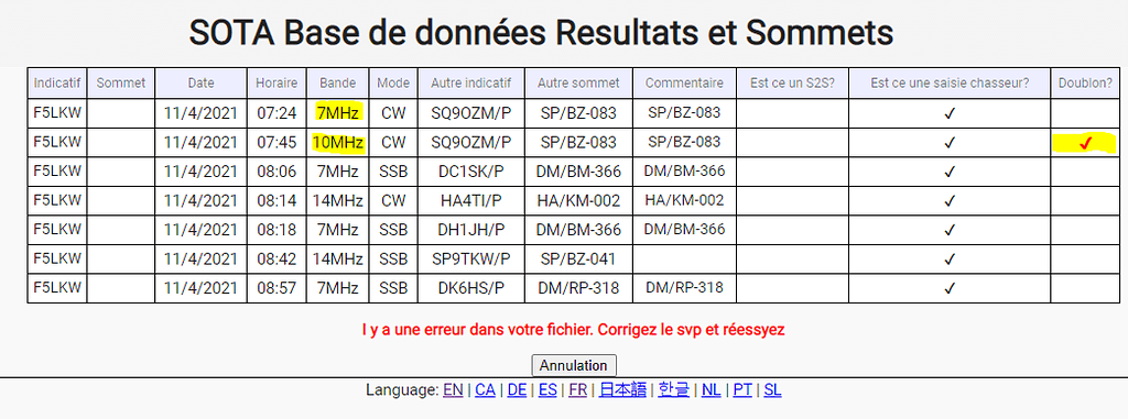 DOUBLE SUMMIT ? - Database - SOTA Reflector