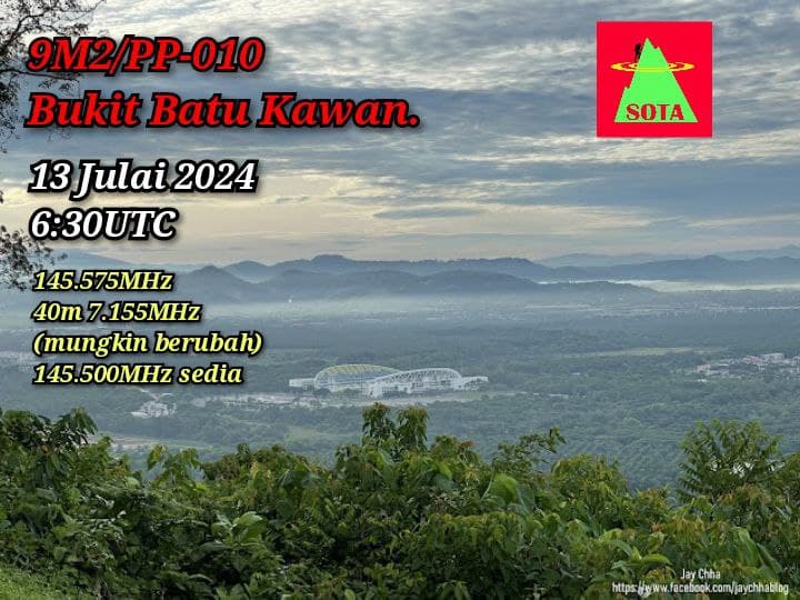 9M2NAL 9M2/PP-010 Bukit Batu Kawan Activation - Activation Reports - SOTA Reflector